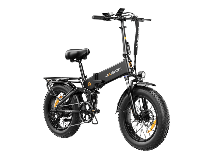 X-Hunter Full Suspension Folding Fat Tire Electric Bike | Jasion eBike