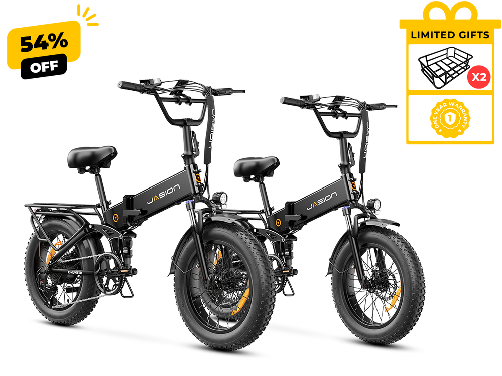 Full Suspension Combo Sale X-Hunter*2 | Folding Fat Tire Electric Bike