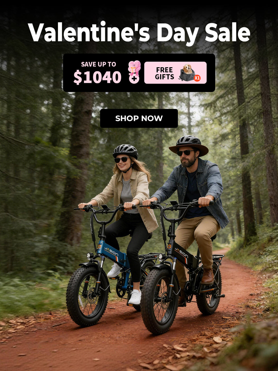 Jasion X‑Hunter ST Electric Bike | Full Suspension & Fat Tire