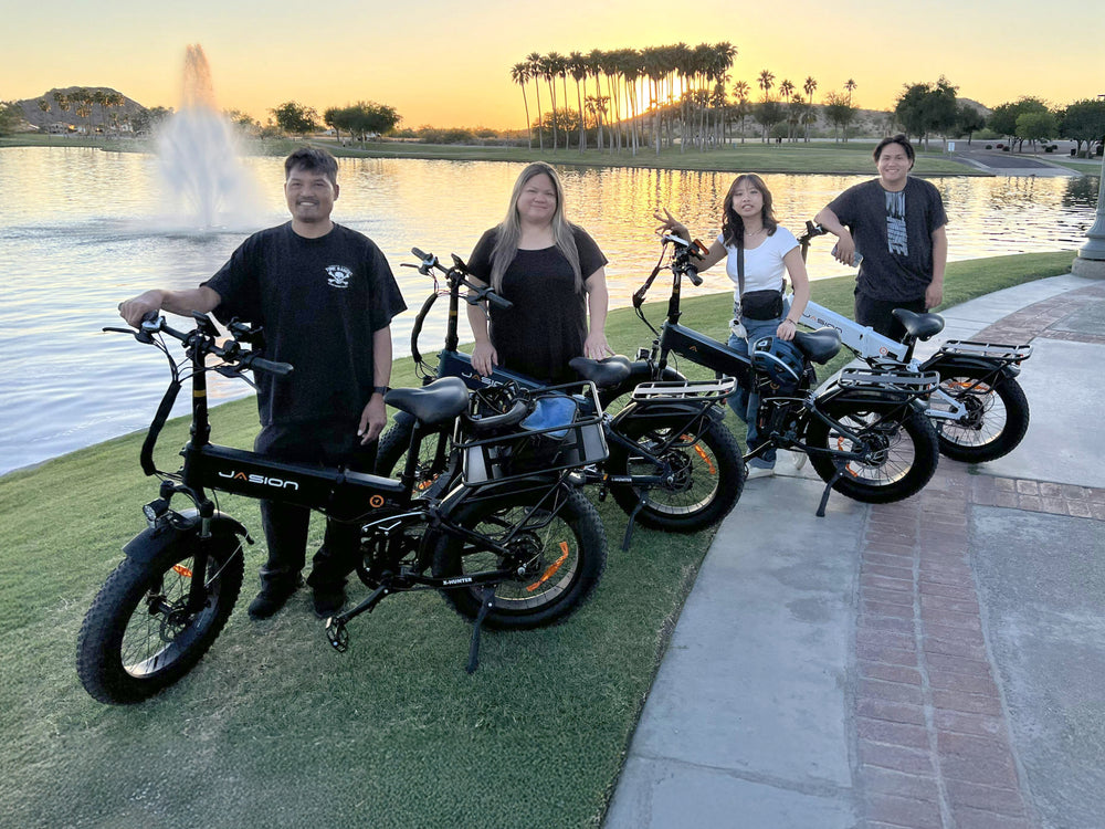 Jasion X-Hunter Folding Fat Tire Ebike | All-Terrain Adventure – JasionBike