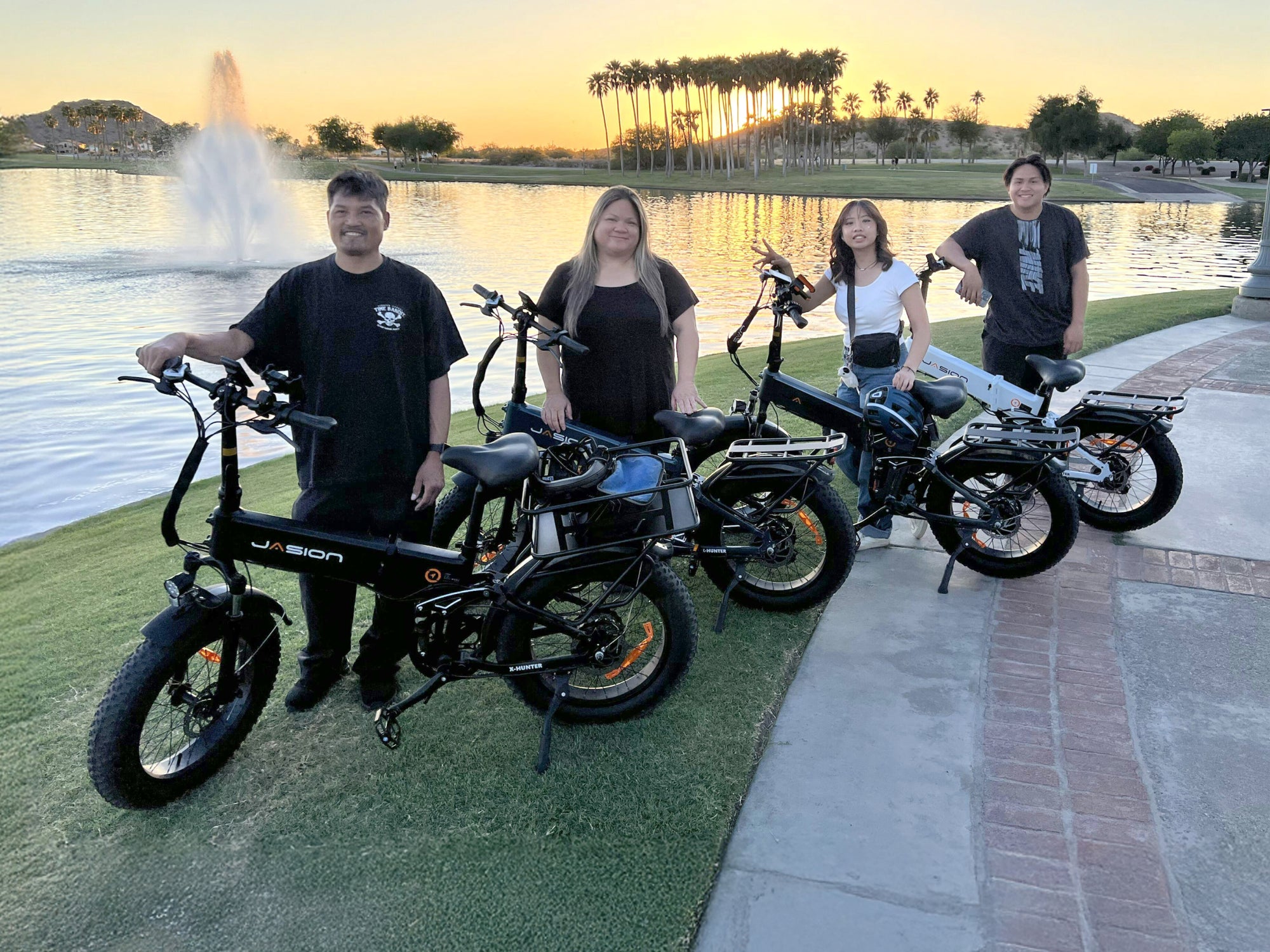 X-Hunter Full Suspension Folding Fat Tire Electric Bike | Jasion eBike